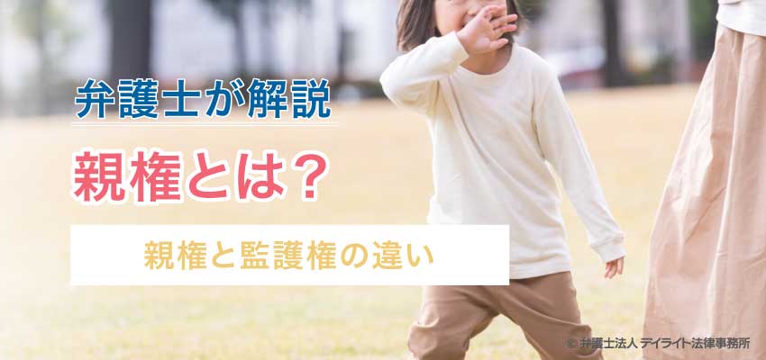 親権とは?【弁護士が解説】 離婚の相談はデイライト法律事務所